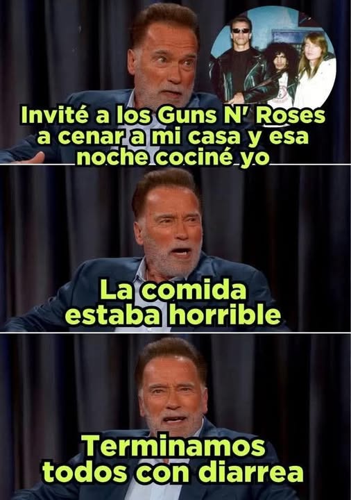 That Arnold Knows It — The Dinner That Changed Rock & Hollywood Forever ...